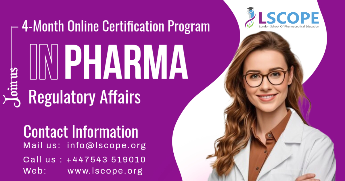 Pharmaceutical Regulatory Affairs